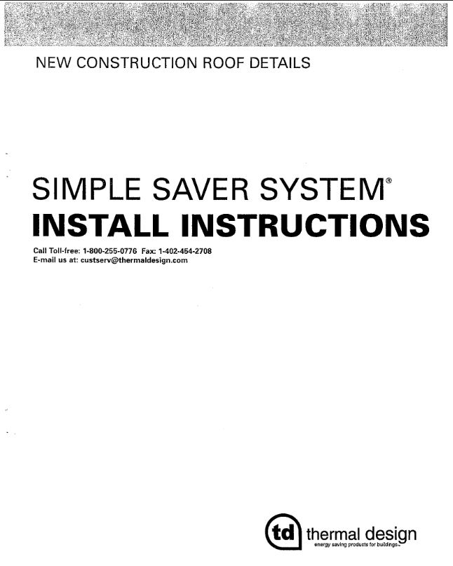 Simple Saver Roof Installation Manual - Custom Hangers, Barns, Shops ...
