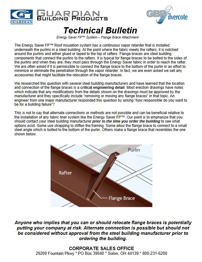 ESFP Flange Brace Attachment
