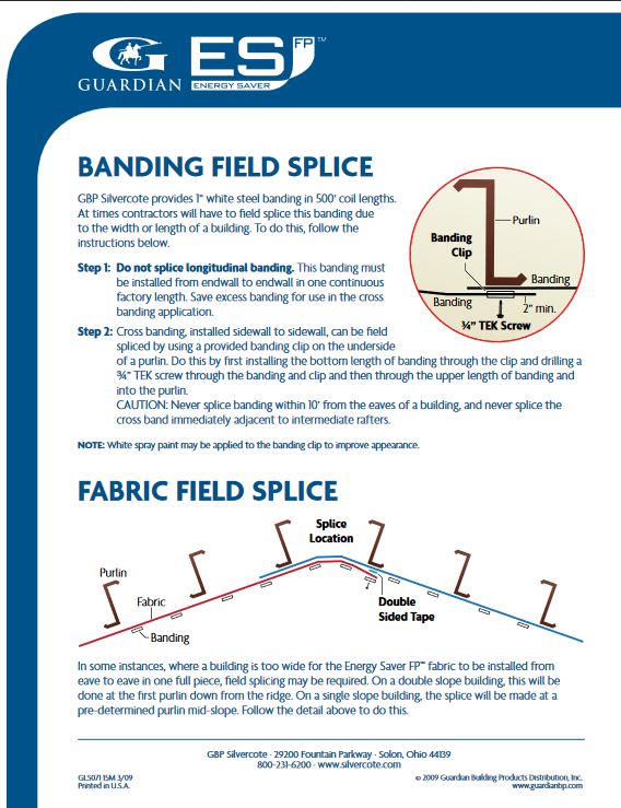 Fabric and Branding Splice - Custom Hangers, Barns, Shops, ECT | R&M ...